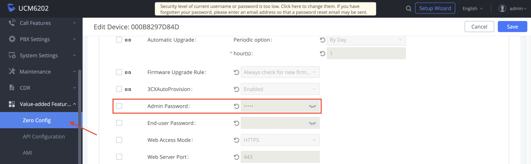 Resetting Grandstream Admin Password Without a Factory Reset