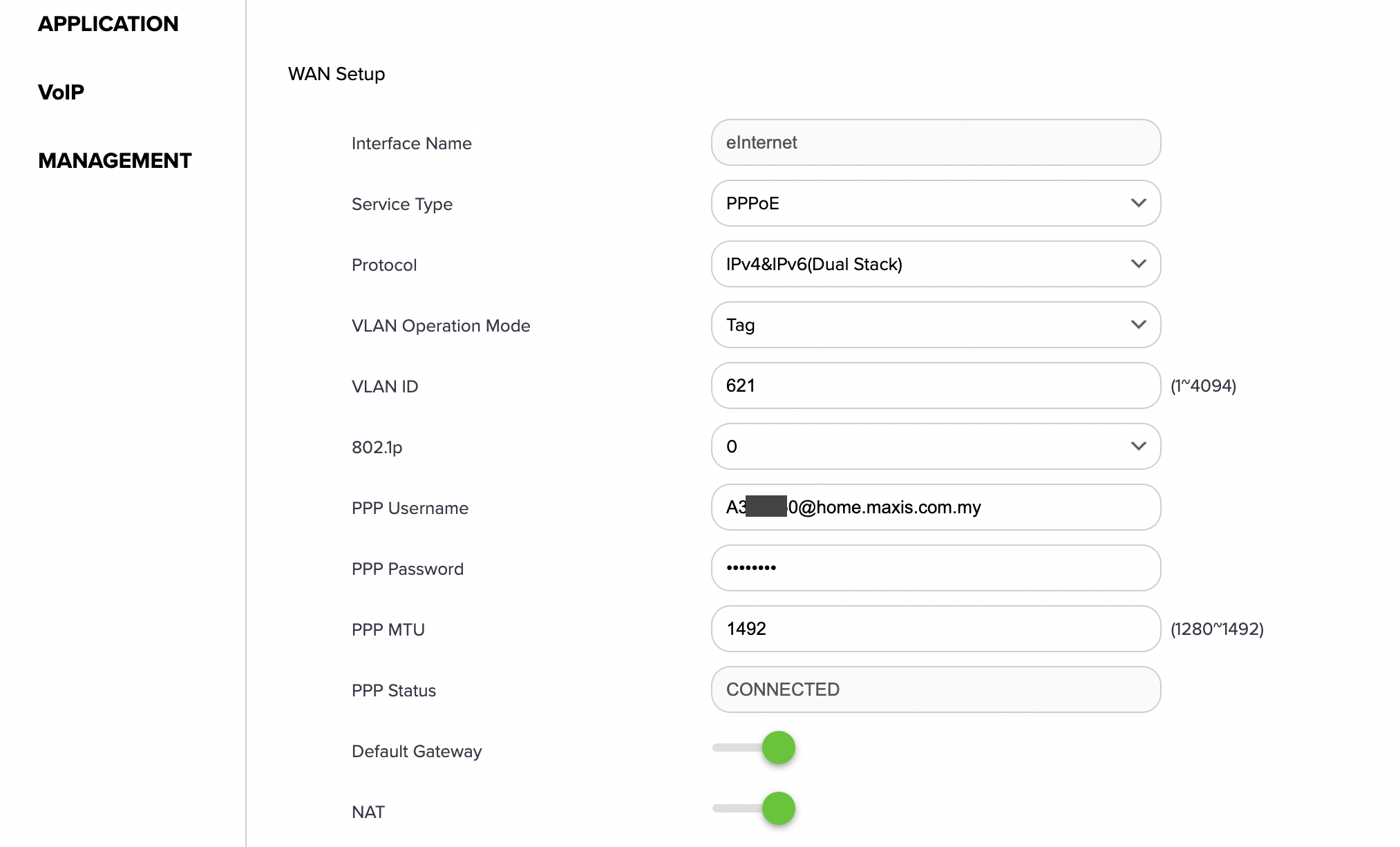 Maxis Home Fibre Internet Router Administrators Password And
